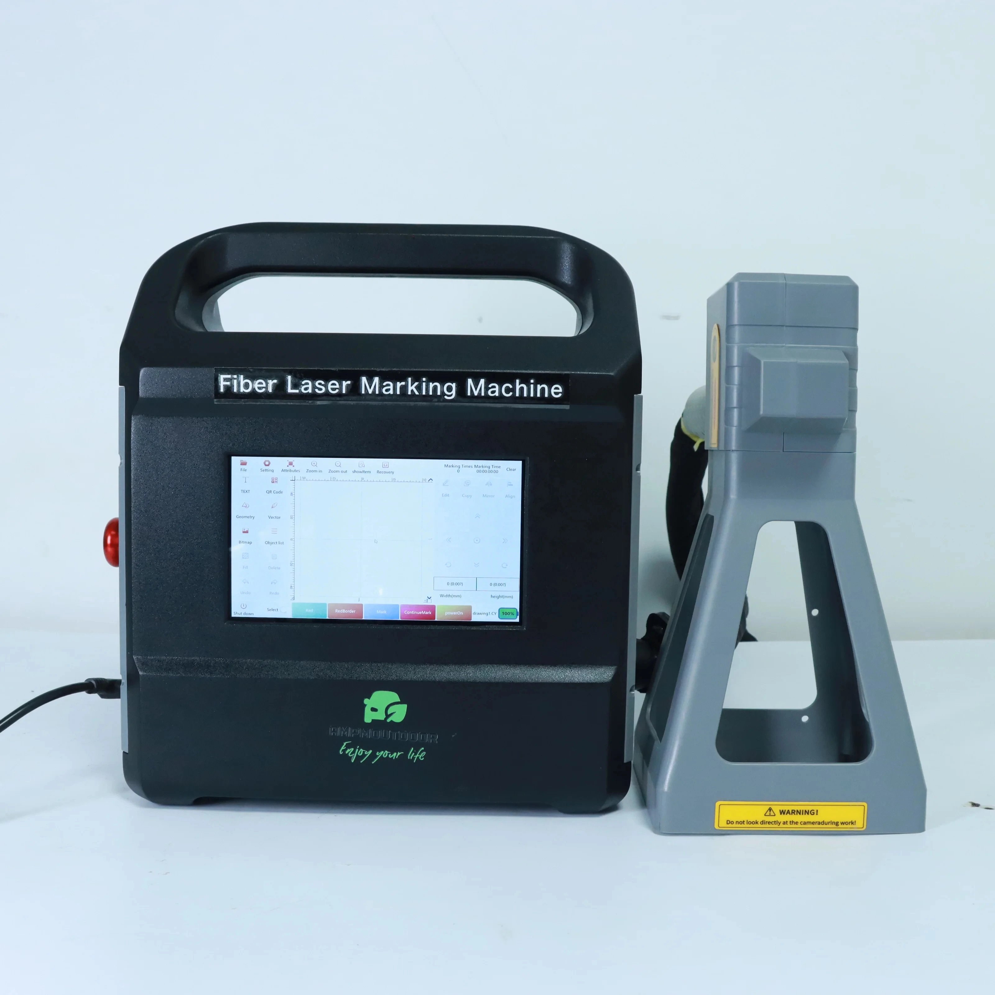 Portable Hand-held Fiber Laser Marking Machine - Buy Mini Hand-held ...