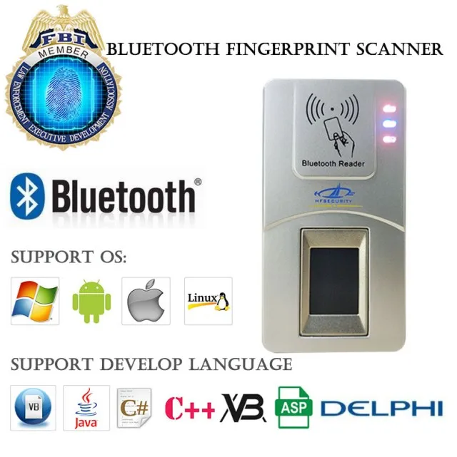 Hf7000 Hfsecurity Identify Verification Professional Wireless Biometric ...