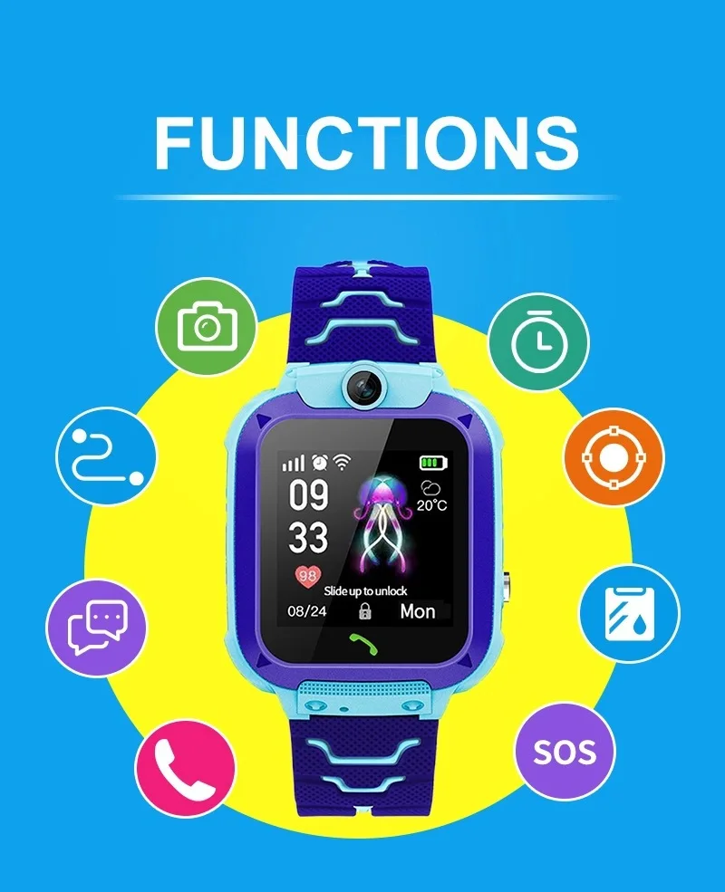 Q12 Kids Smart Watch - Intelligent & Fun for 5th-6th Graders