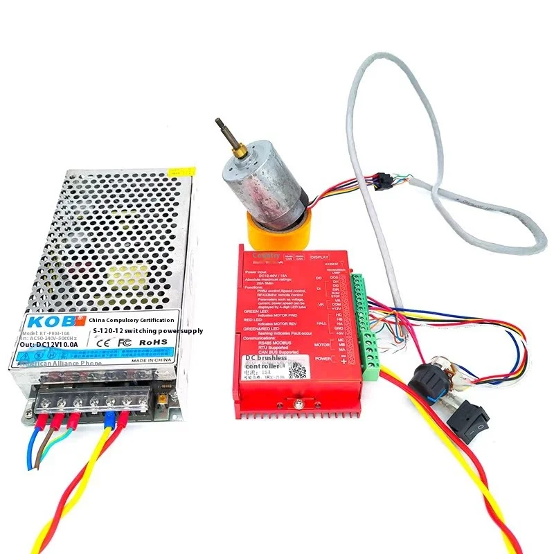 DC Brushless BLDC Motor Driver Hall Signal Control Speed Controller 24 ...