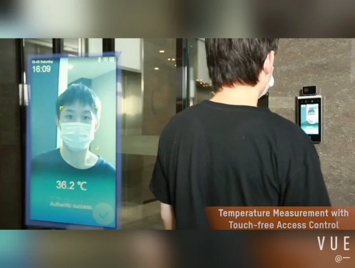 Ds-k1ta70mi-t Door Face Temperature Scanner Human Body Camera Fast Face ...