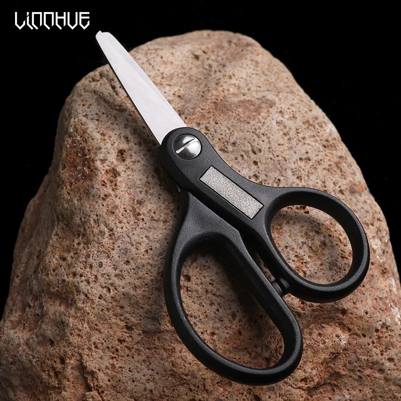 Linnhue Stainless Steel Fishing Scissors Braid Line Lure Cutter Mini ...