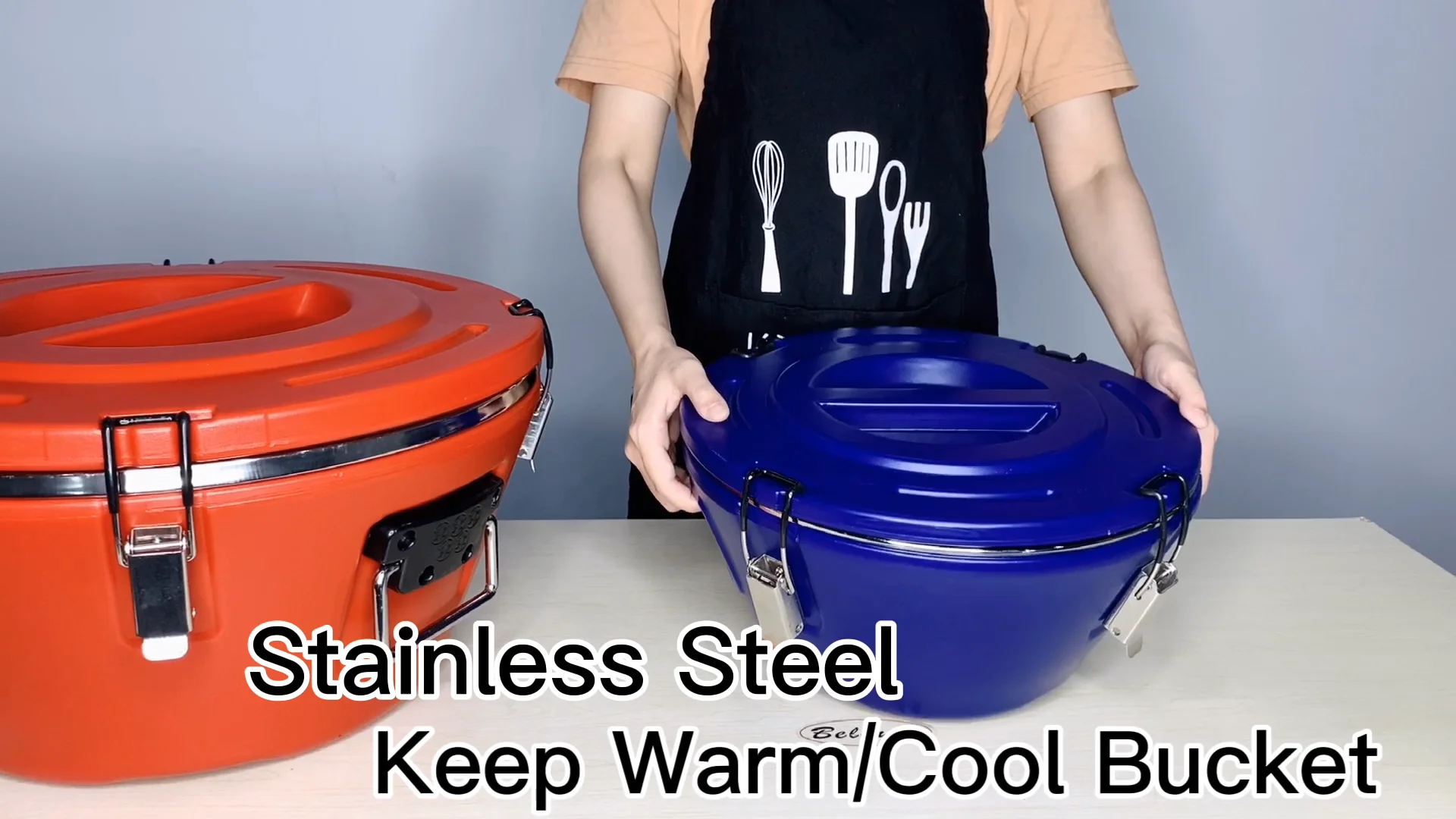 15l 26l 36l Large Food Storage Double Wall Thermal Insulated Barrel ...