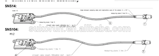 NS11A NOx传感器探头修理包日本NTK 2.8奔驰男子沃尔沃DAF依维柯斯堪尼亚康明斯Uninox| Alibaba.com