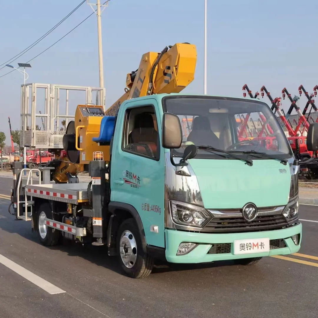 Foton 30m Max Working Height Bucket Truck Aerial Working Platform ...