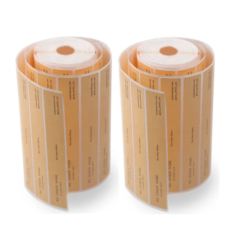 Custom Textured Paper Tea Labels Texture Print Self Adhesive Label ...