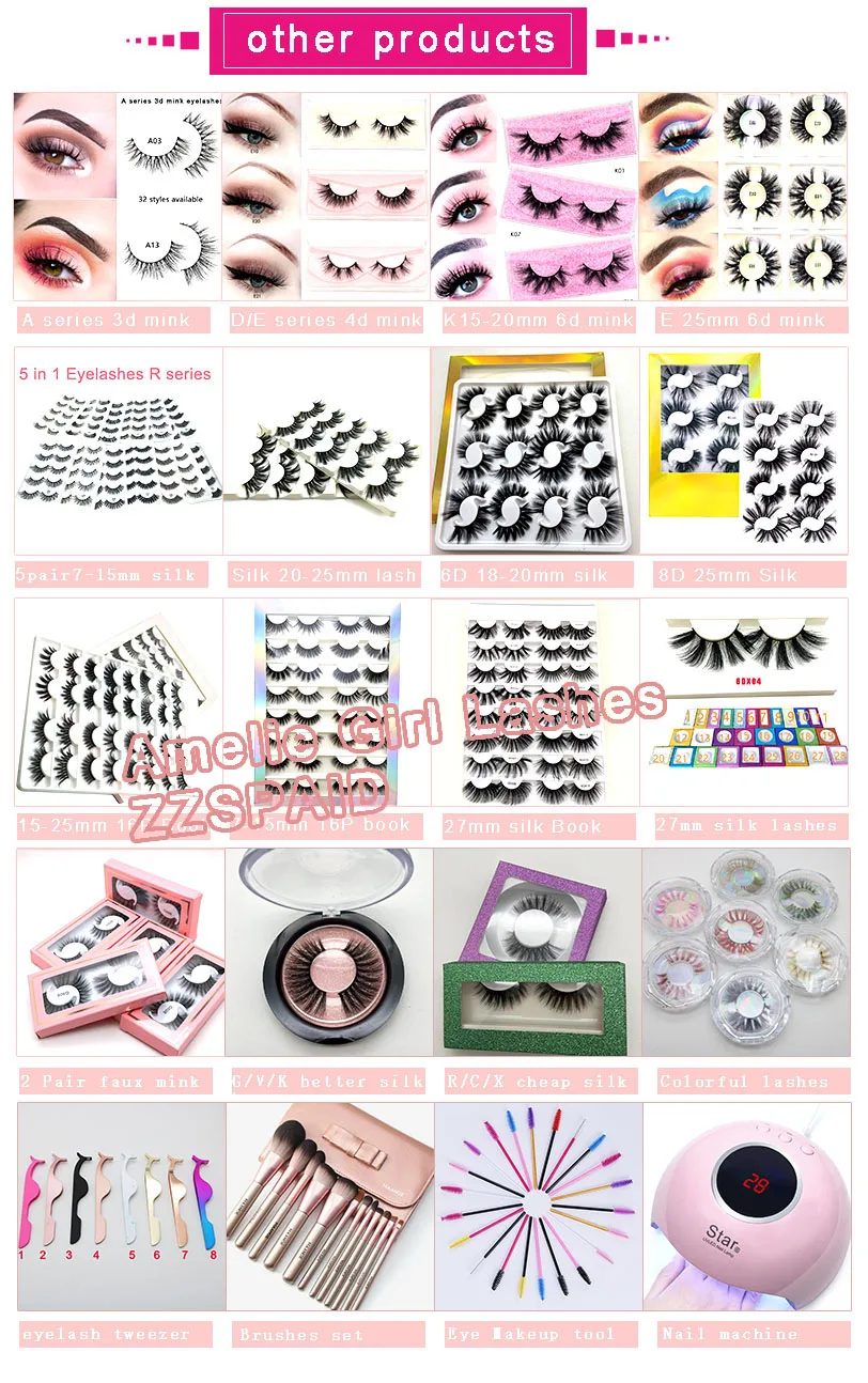 Short and Thick Lashes - 5 Pairs of Natural False Eyelashes