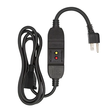Pro-series In-line Gfci Safety 30" Extension Cord Cable Nema 5-15p Plug ...
