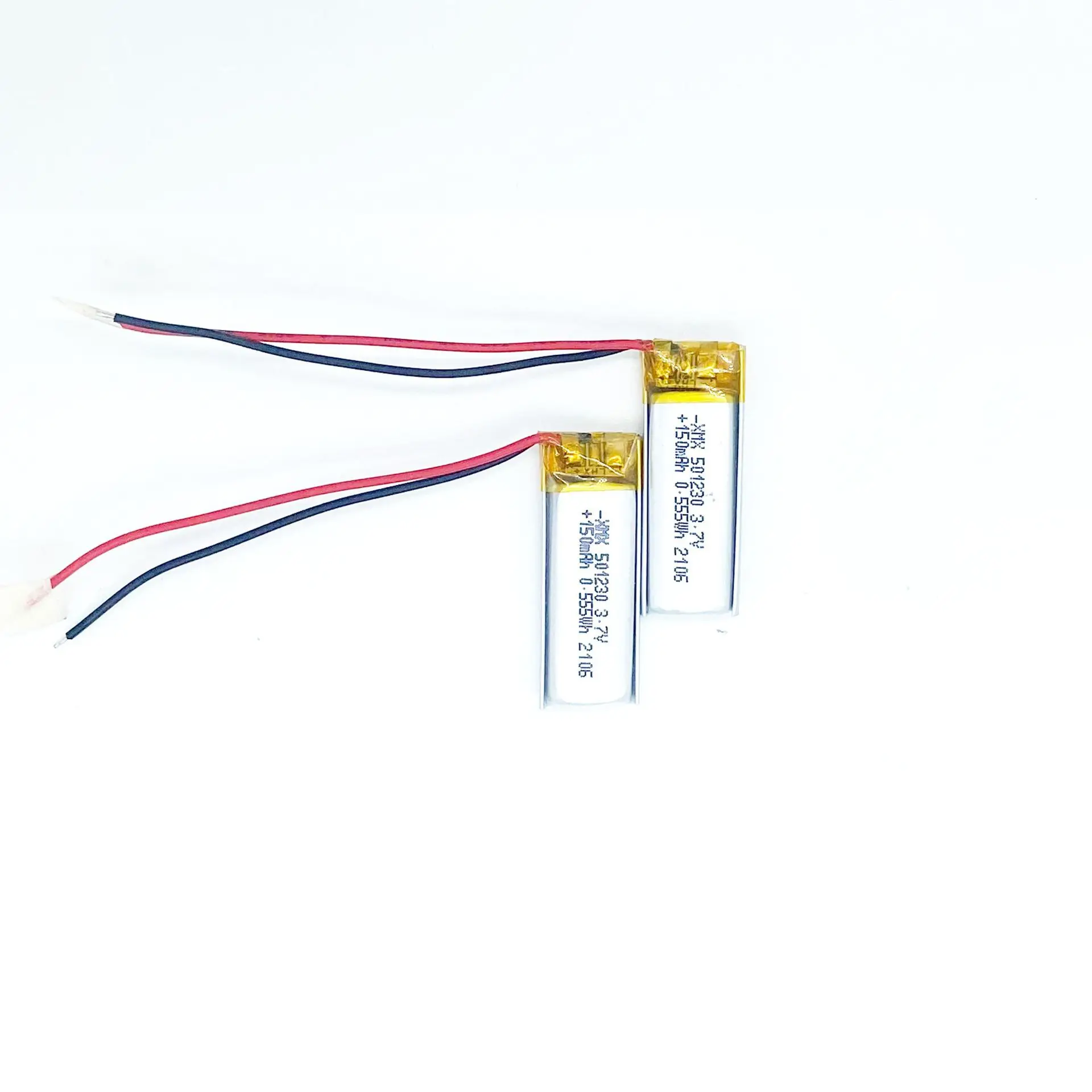 3.7V Pouch Lithium Ion polymer Battery 501230 150Mah used for Laser ...