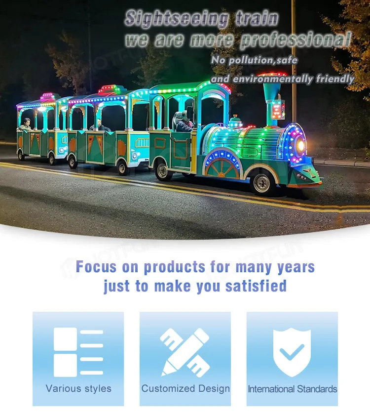 Manege train forain pour les petits trains de parc d'attractions à ...