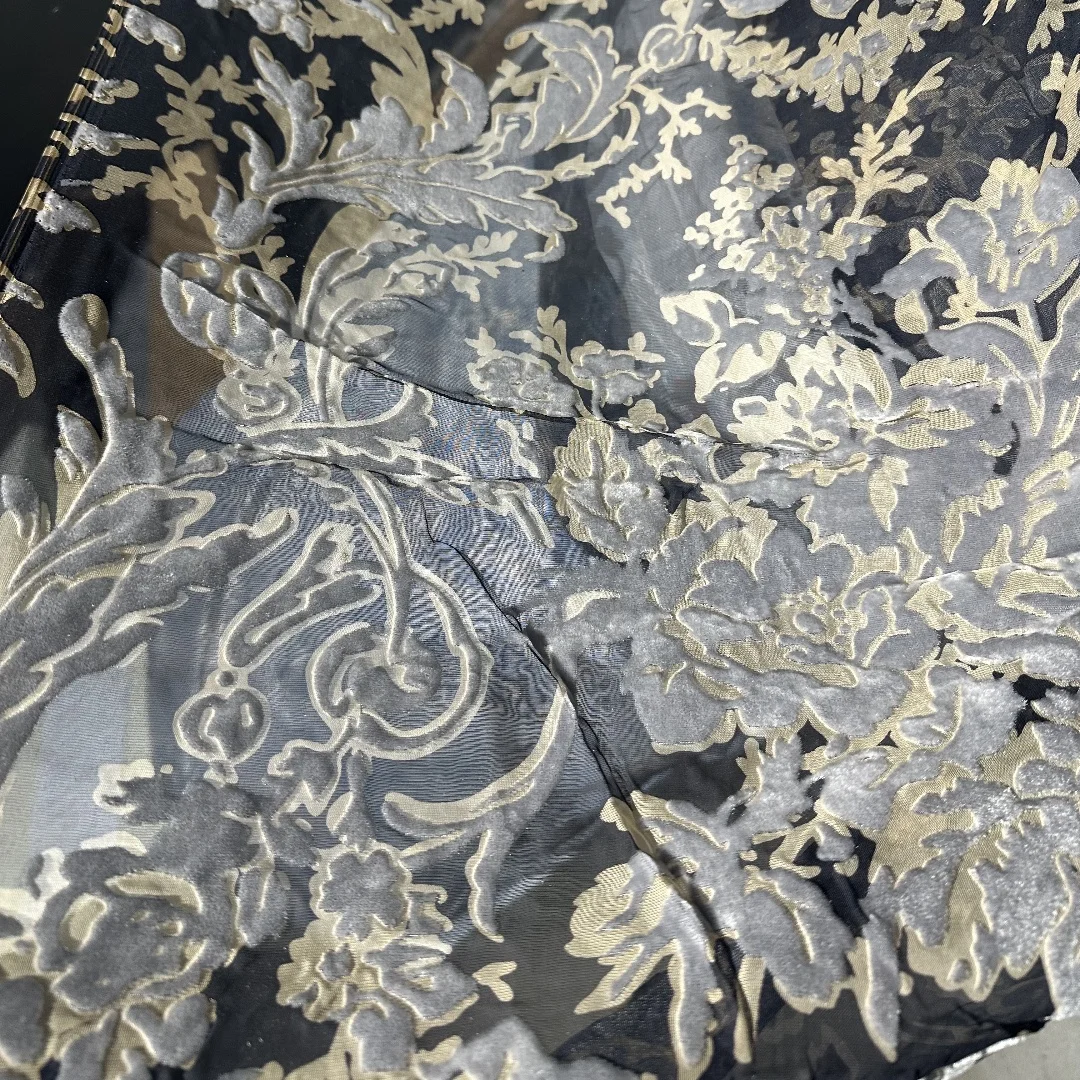 Burn Out Silk Visco Velvet Fabric| Alibaba.com