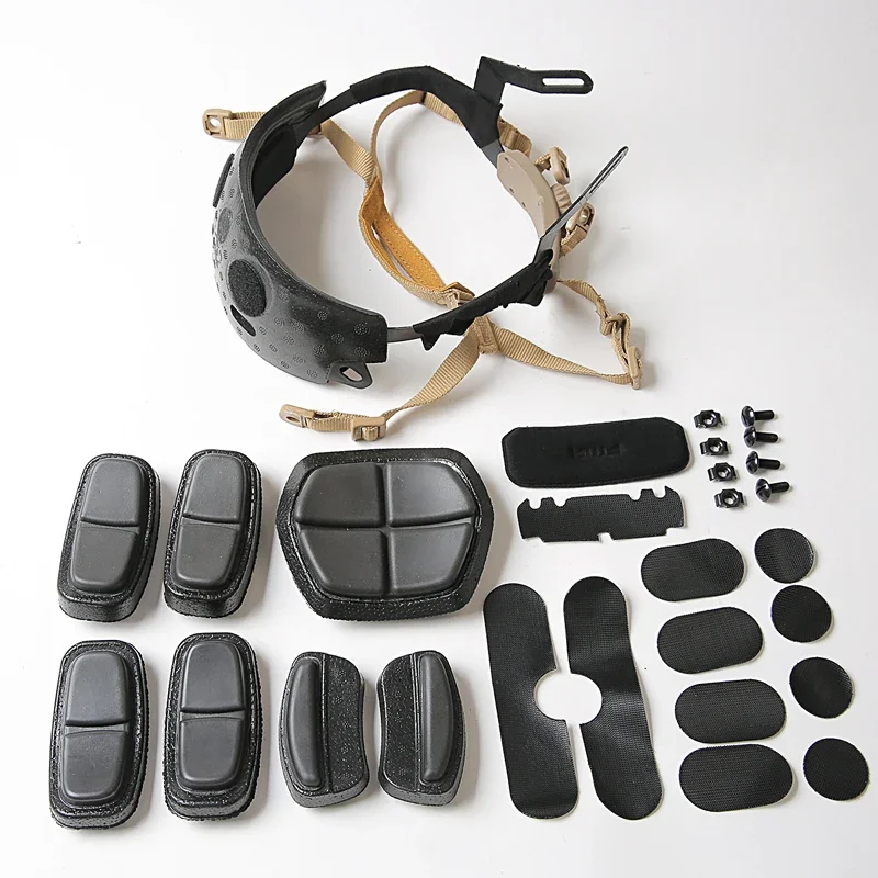 Fma Upgraded Adjustable Ach Quick Strap Knob Occ-dial Helmet Pad Kit ...