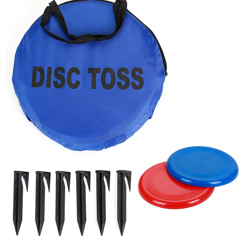 Flying Disc Toss Dunk Game Set Includes 2 Targets And 2 Frisbees Mesh ...