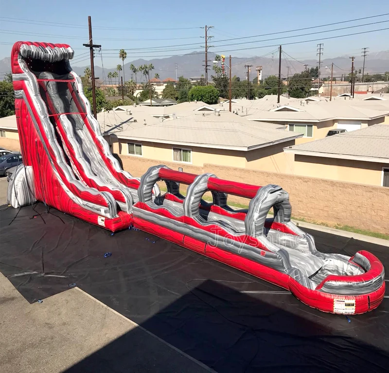 40ft Crazy Free Down Drop Kick Water Slide Outdoor Commercial Giants ...