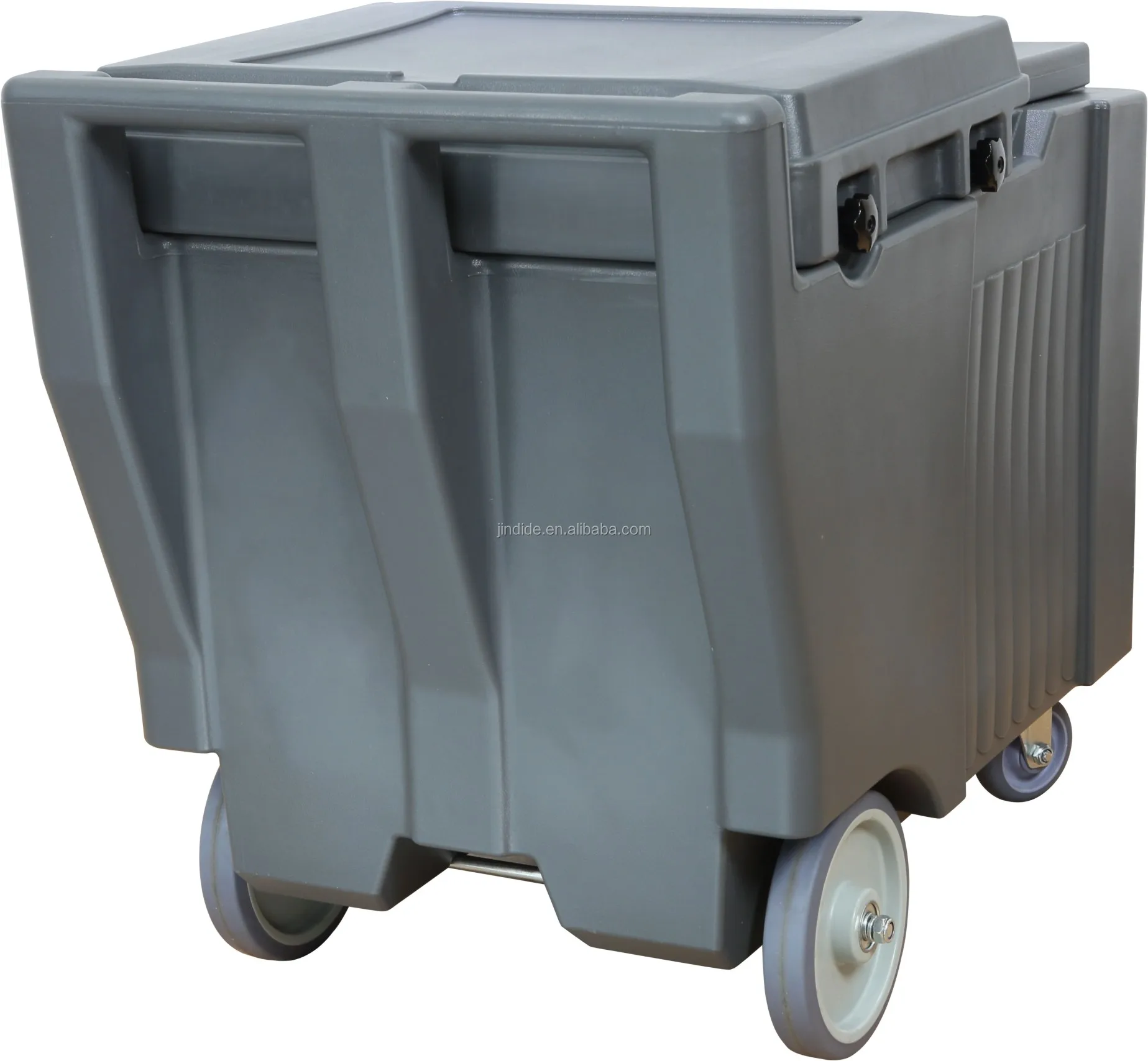 110L Plastic Ice Storage Wagon - Insulated Ice Caddy