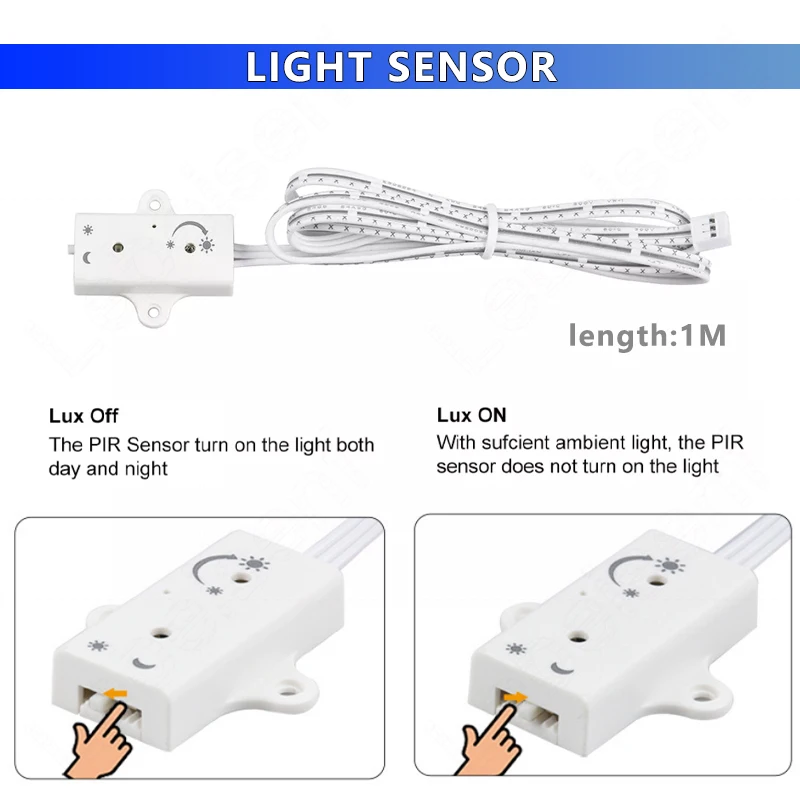 512 Pixel LED Stair Light Controller DC 12V 24V Dimmer & PIR Motion ...