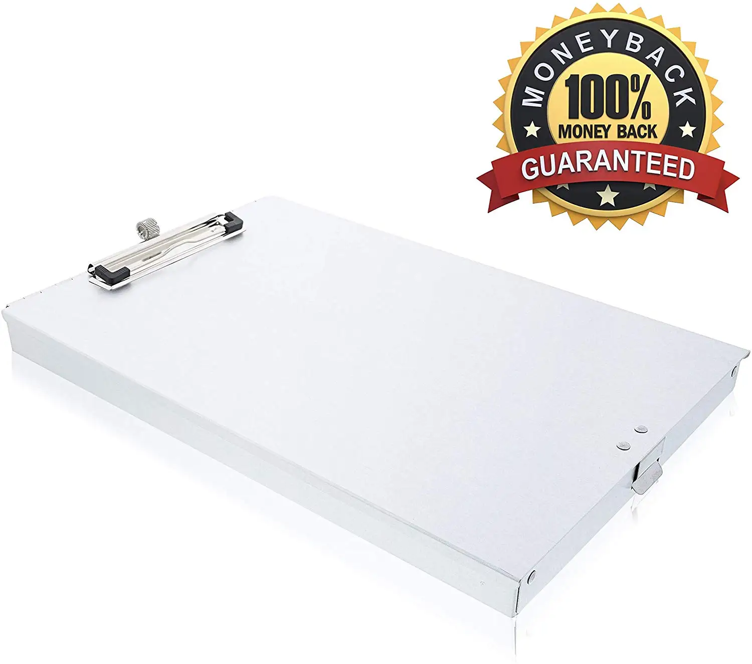 Home Office 1 Compartment Metal Clipboard with Storage Form Holder ...