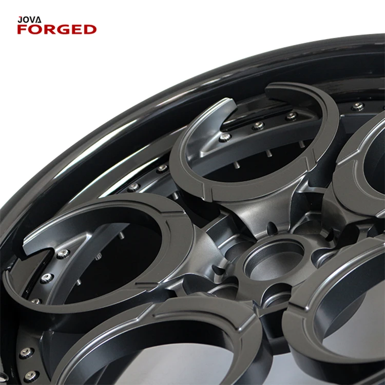 Aftermarket 2 Piece Deep Dish Car Modification Wheels 22" Concave Rim ...