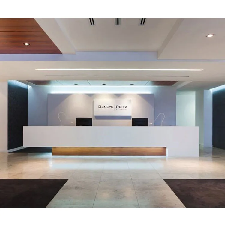 Modern Led Reception Desk With Adjustable Height & Custom Options, Oem ...