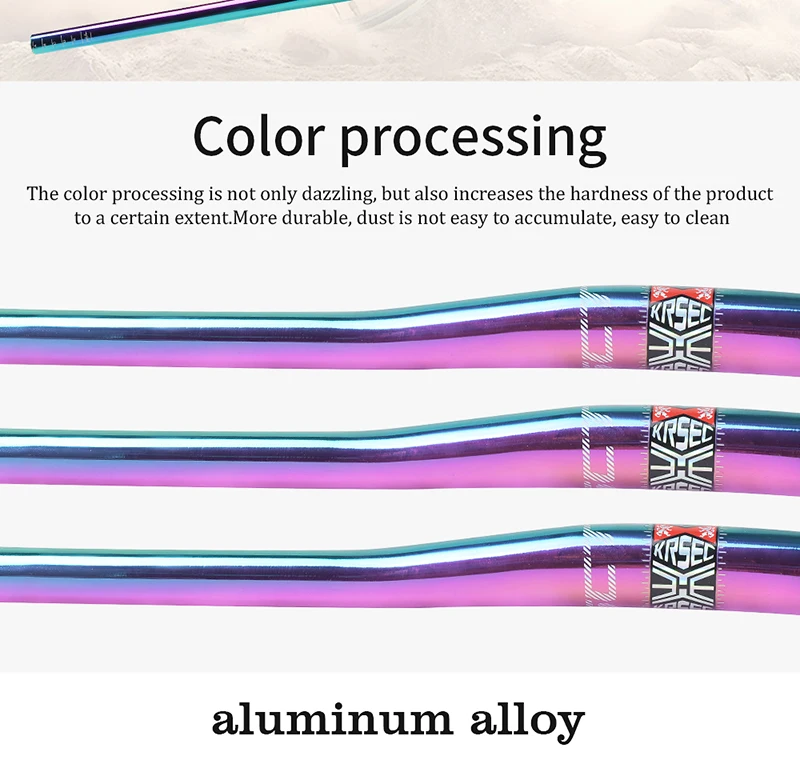 Enlee Aluminum Alloy Custom Bicycle Handlebars Durable Bicycle Handle ...