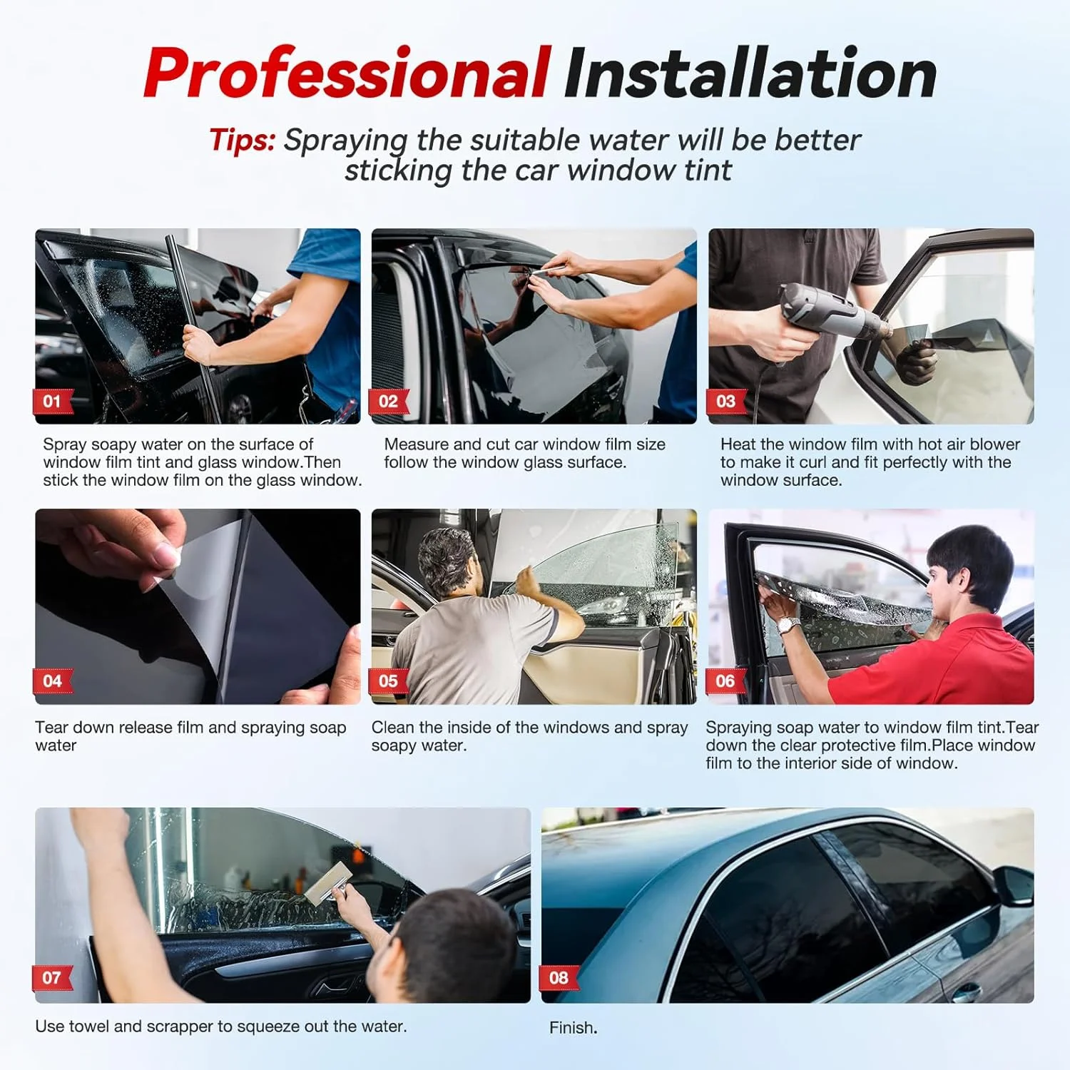 Customized Factory Nano Ceramic Car Window Film 99% Uv Rejected Solar ...