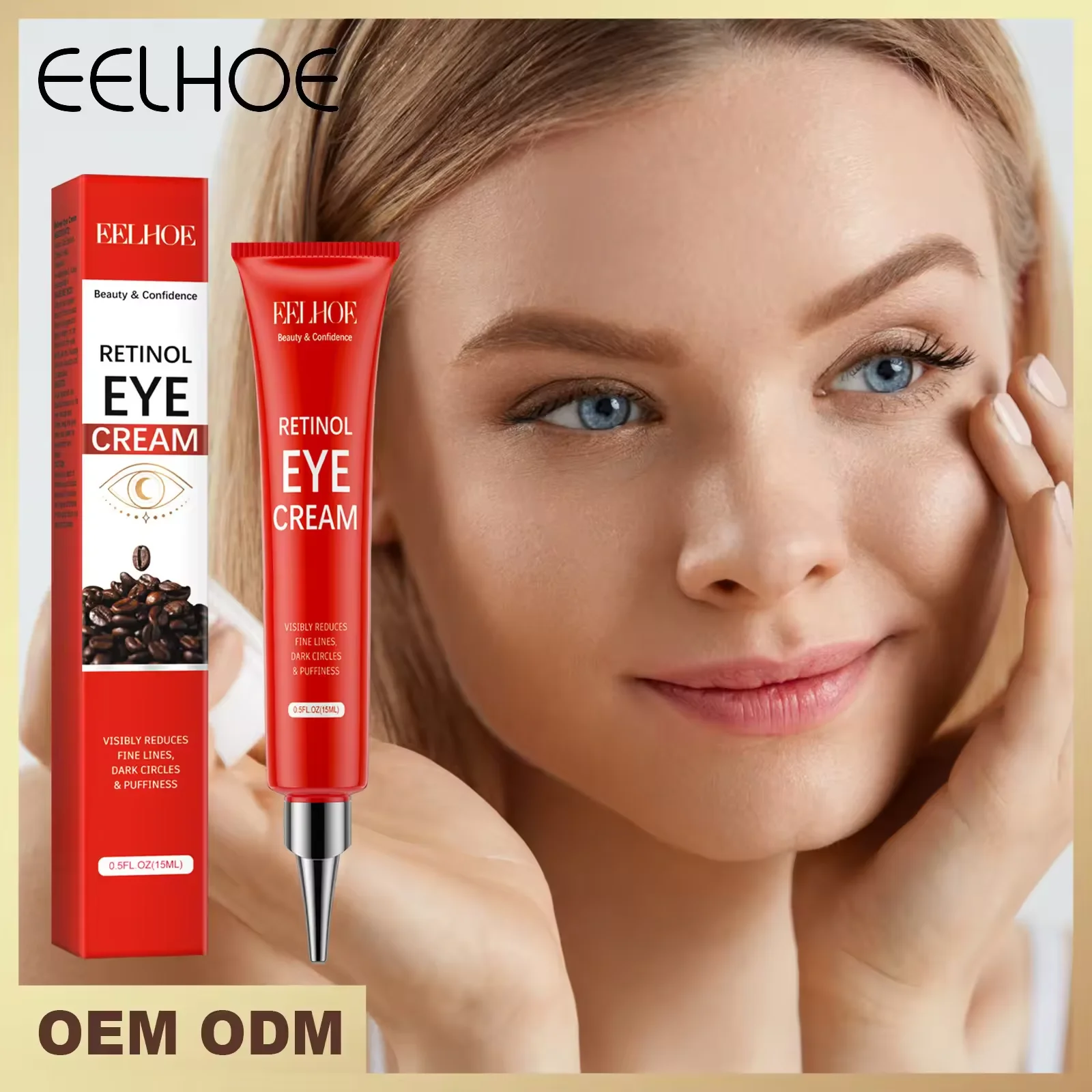 15g Eelhoe Under Eye Care Hydrating Moisturizing Anti Wrinkle Caffeine Niacinamide Retinol Eye ...