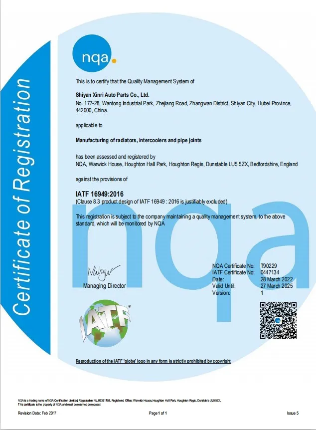 Mitsubishi Fuso Fighter Radiator - OEM Quality & Performance