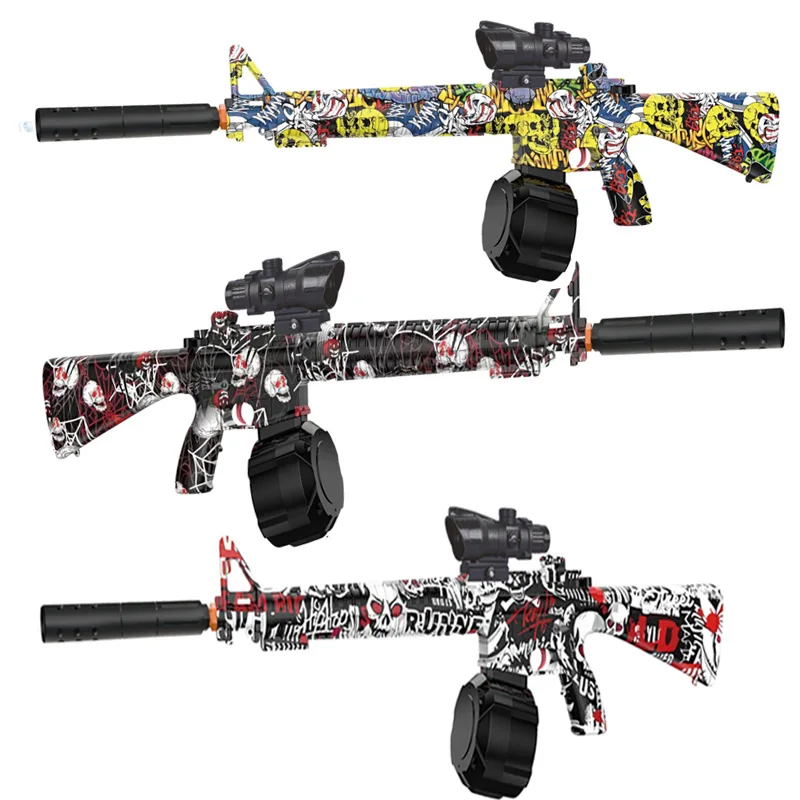 Novelties 2024 M16 Gel Ball Blaster Gun Electric Toy Gun Splatter With ...