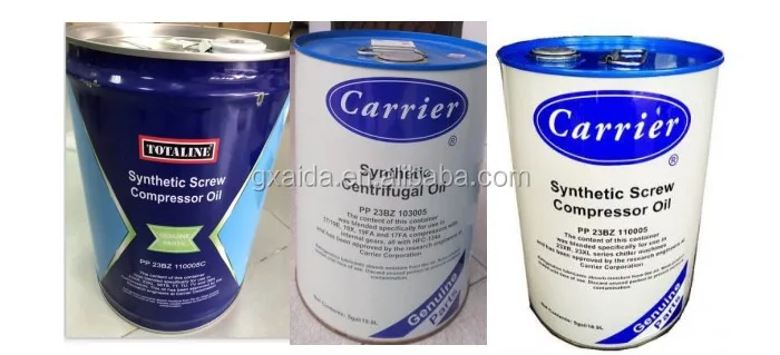 Original Carrier Synthetic Screw Compressor Oil PP23BZ110005