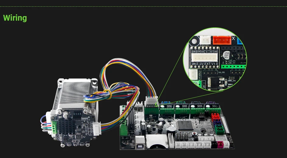 MKS SERVO57A NEMA23 - Precision CNC Stepper Motor Driver