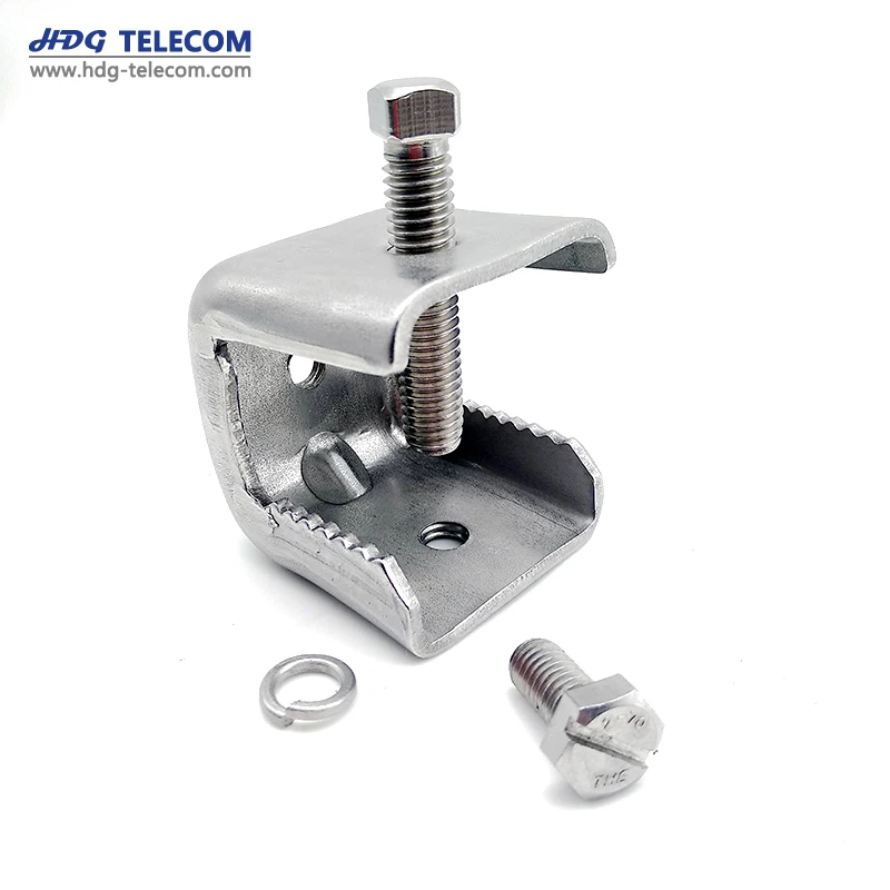 M10 Tapped Hole 304 Stainless Steel Angle Adapter For Cell Tower - Buy ...