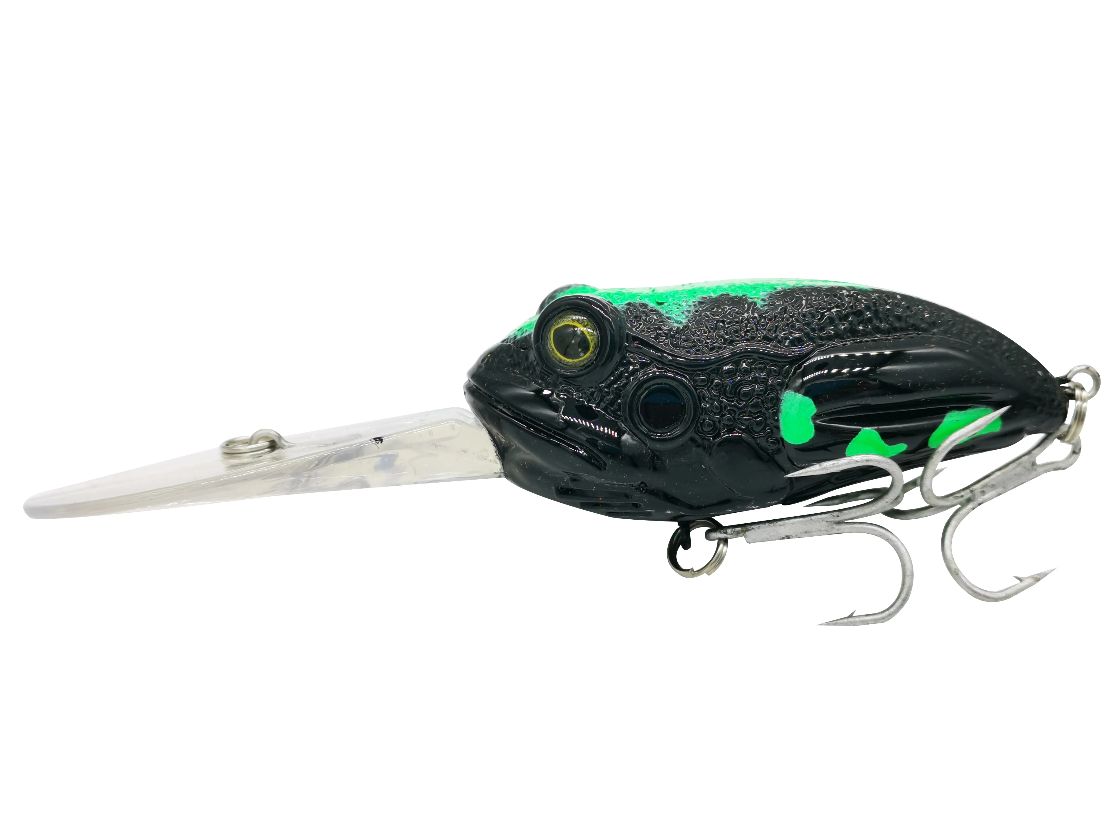 Longtour Hard Bait Froglike Deep Diving Crantbait Rattle Bait