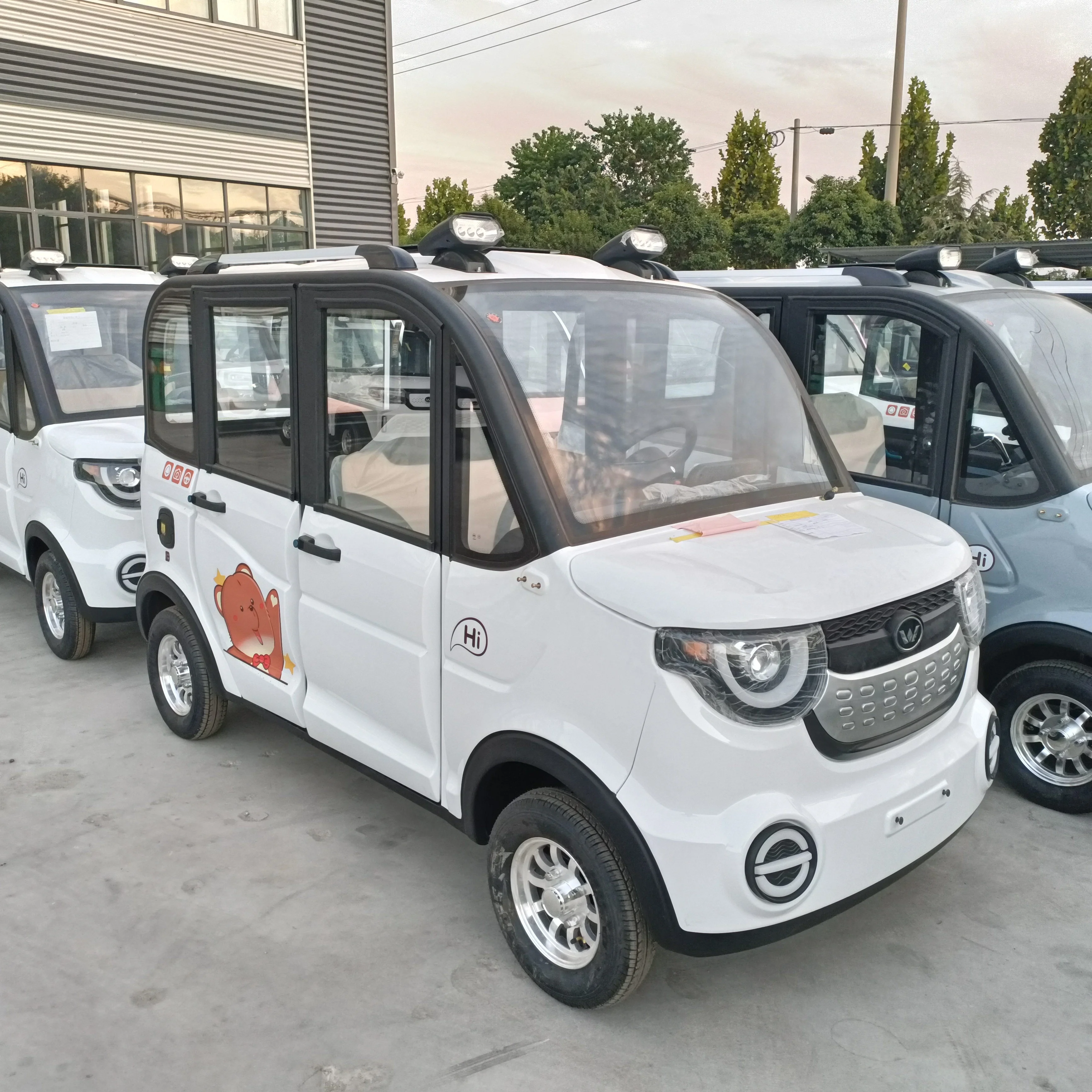 Mini EV Car - Affordable 4 Door Electric Car for Adults, Energy ...