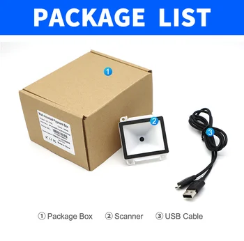 Automatic Portable Mini Usb Ttl Barcode Scanner 2d Fixed Mount Qr Code ...