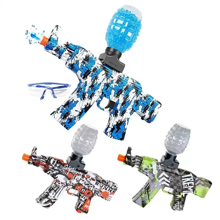 Electric Water Gel Blaster Gun Ak Water Ball Gun Outdoor Game Toys ...