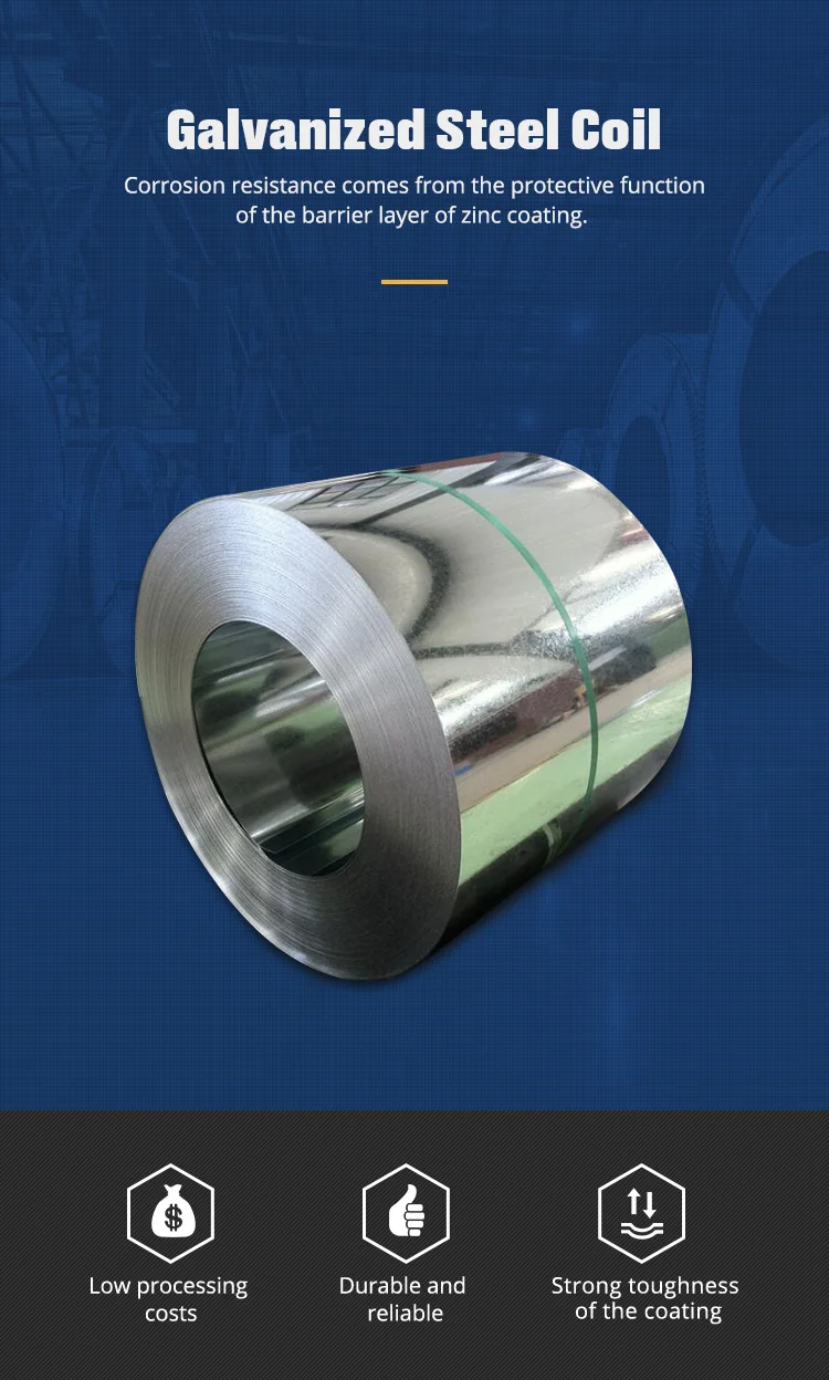 G40 Full Hard Galvanized Steel Coils / Hdgi / Gi Steel Sheet Z30-275 ...