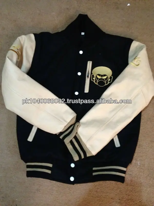 Chenille Patch Varsity Letterman Jacket / Chenille Patch Varsity Jacket ...