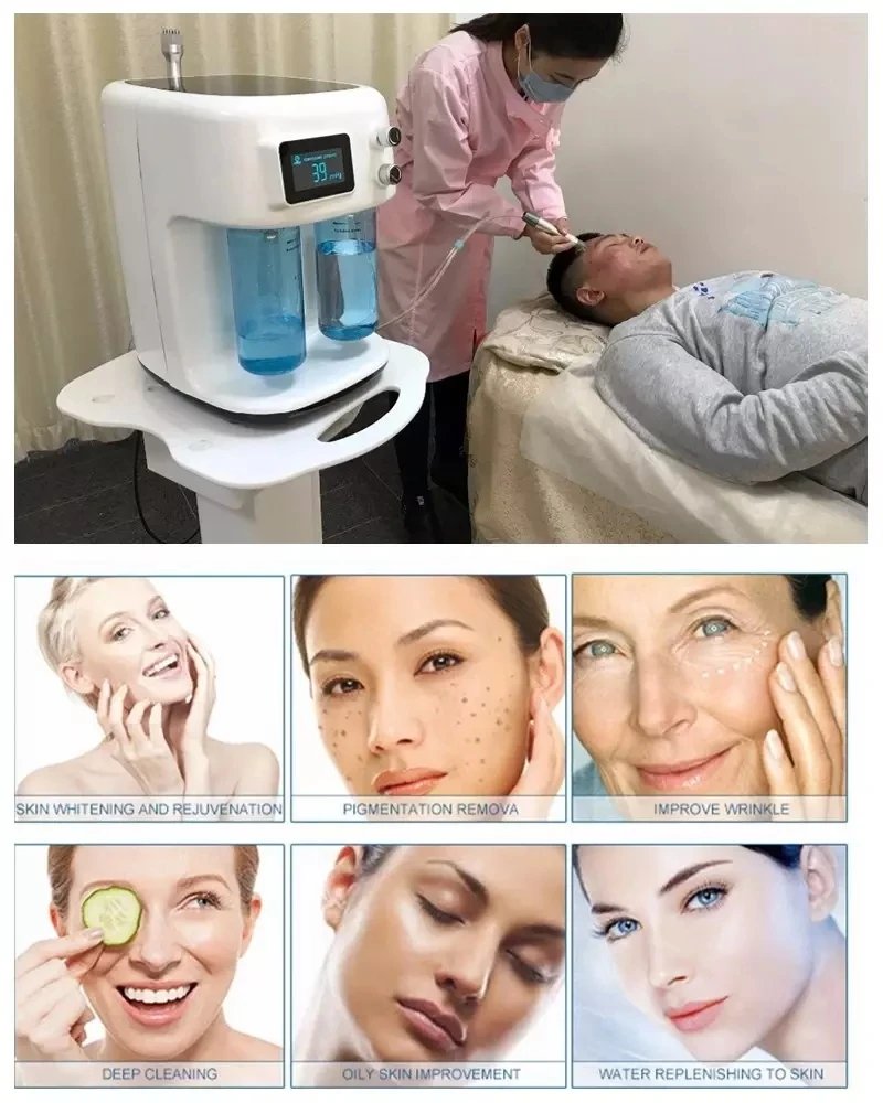 4 In 1 Hydrodermabrasion Beauty Salon Equipment Vacuum Vortex Water ...