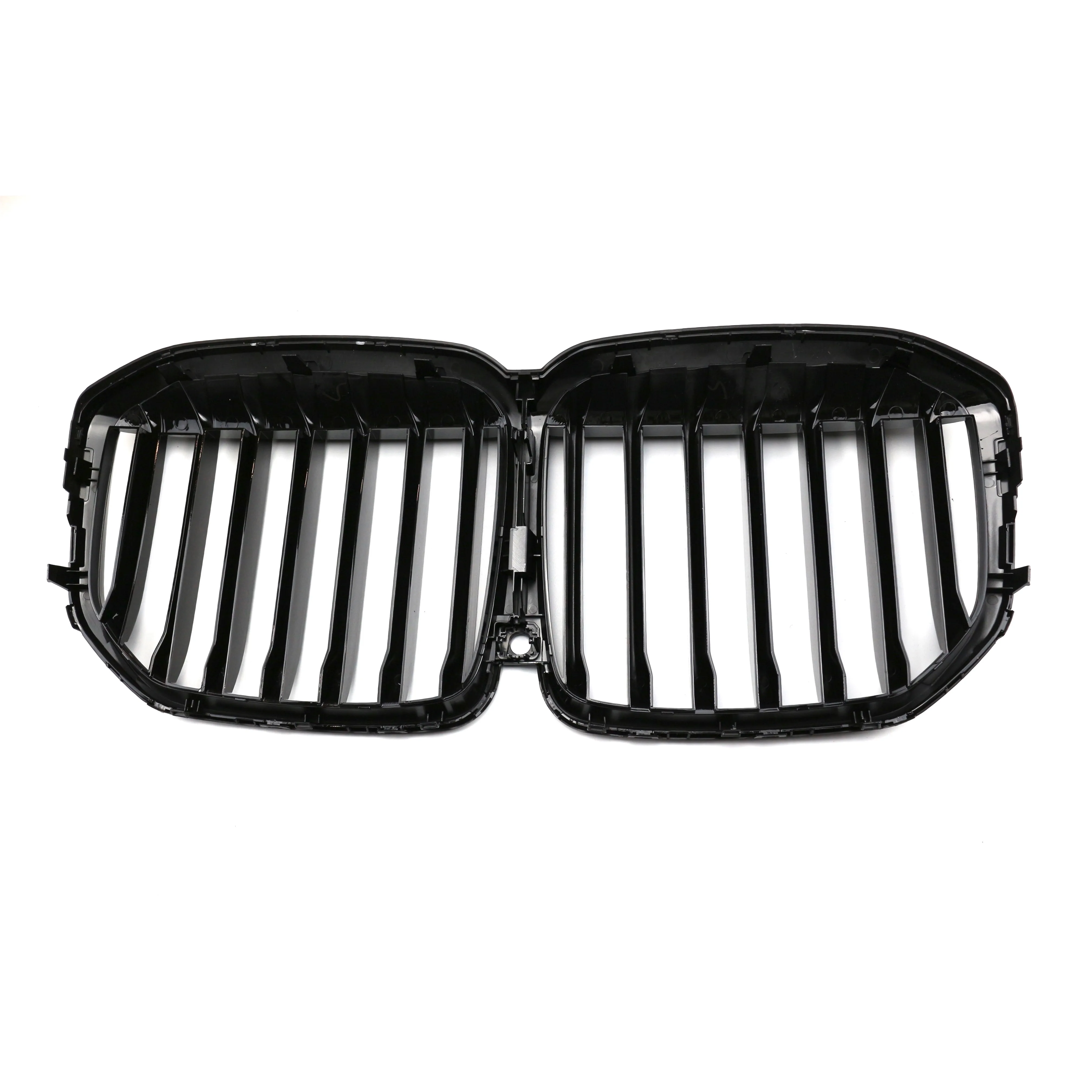 Abs Single Slat Gloss Black Front Bumper Kidney Center Mesh Grille ...