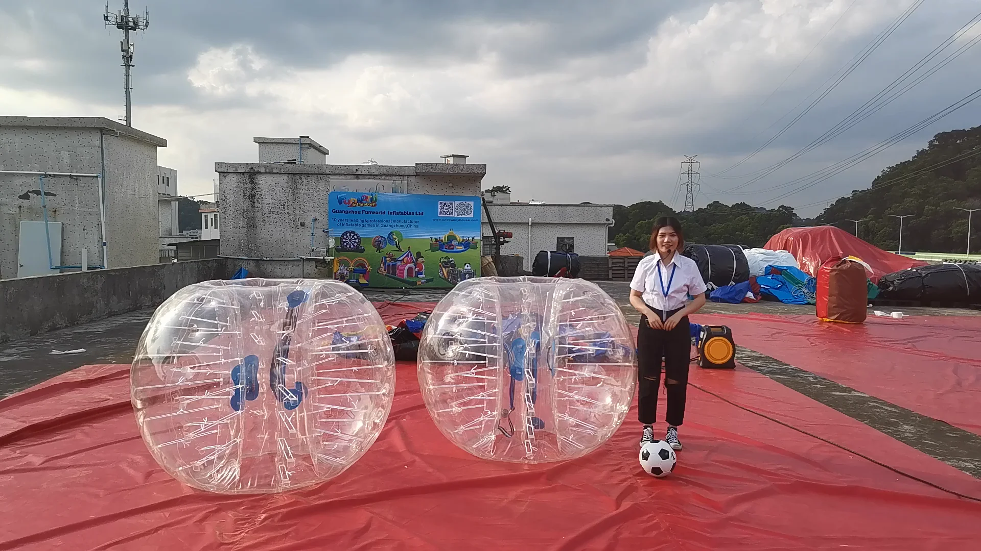 Giant Burbuja Inflable Plastic Bubbles Sports Human Sized Hamster ...