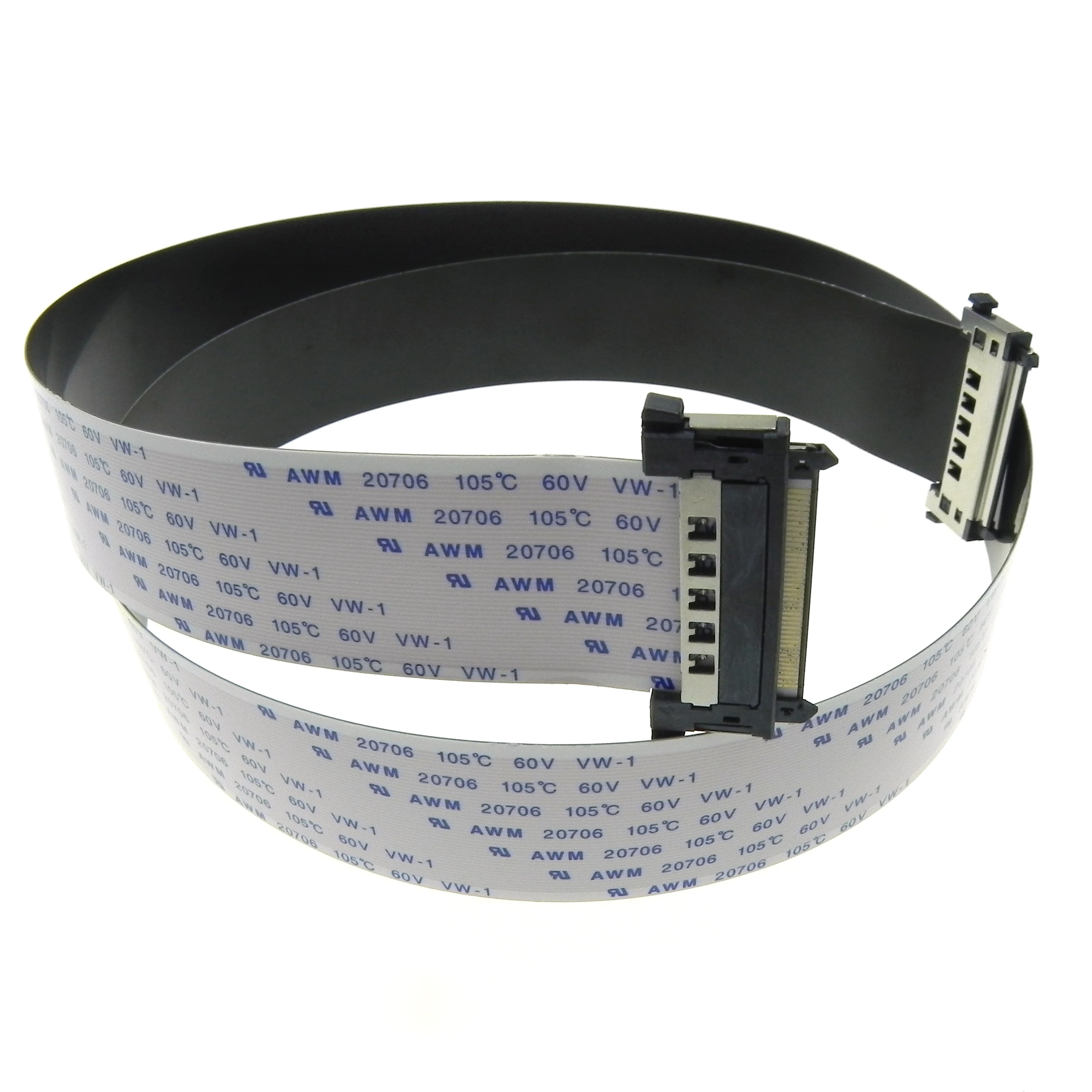 Custom Mini Displayport Jae Fi-re41 Connector 41pin 30 Pin Lcd Lvds Ffc Cable - Buy 41pin Lvds ...