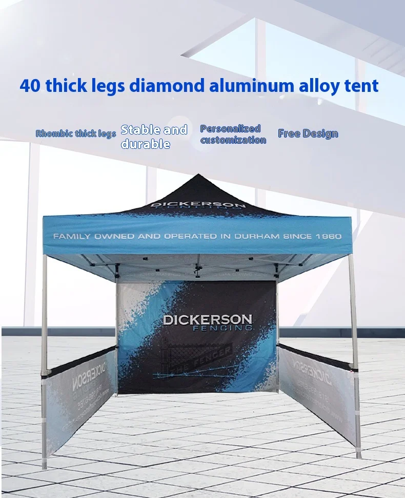 Customizable 3x3m Outdoor Advertising Tent 40 Square Hexagonal Canopy ...