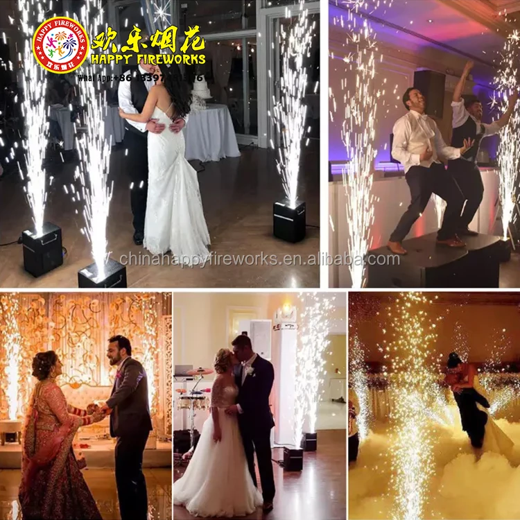 Wedding Stage Fireworks Cold Pyro Machine Cold Fountain Fireworks ...