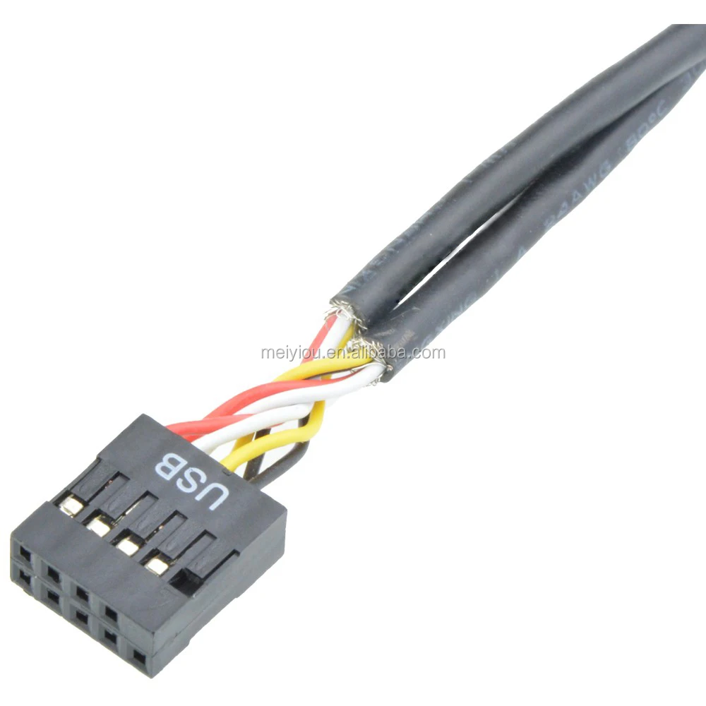9pin USB Header Male 1 to 4 Female Extension Cable - MEO