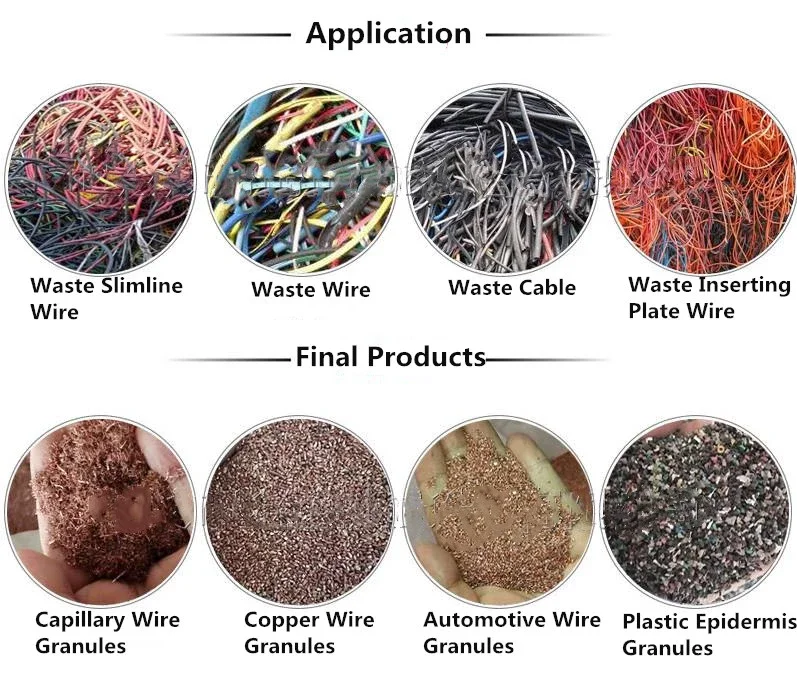 Best Cable Granulating Waste Scrap Copper Wire Recycling Machine