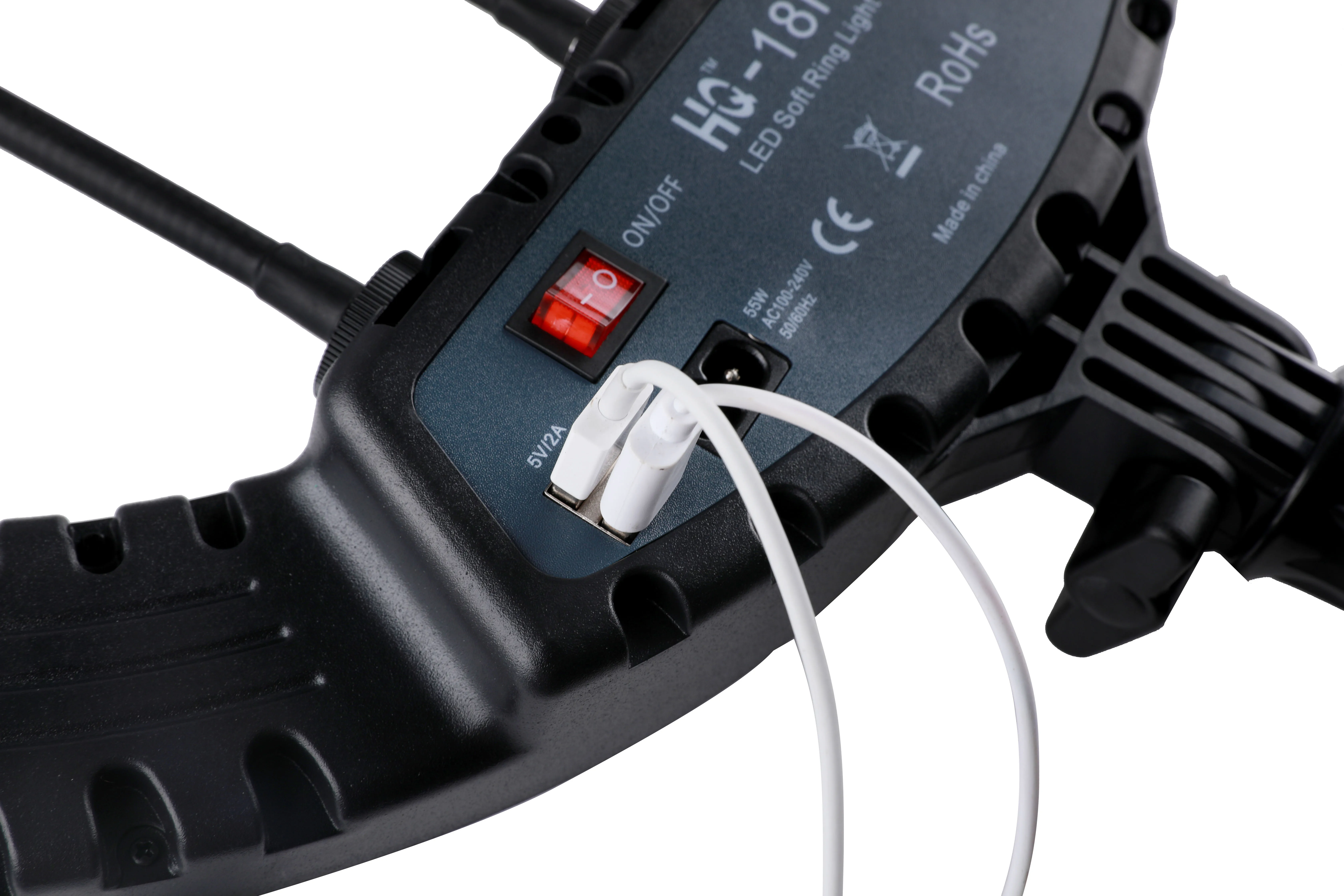 Modern Hq-18n 18 Inch 10 12 14 Rgb Ring Light With Tripod Stand Circle ...