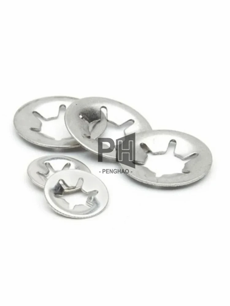 M3 to M20 Stainless Steel Star Lock Ring Bearing Inner Teeth Without ...