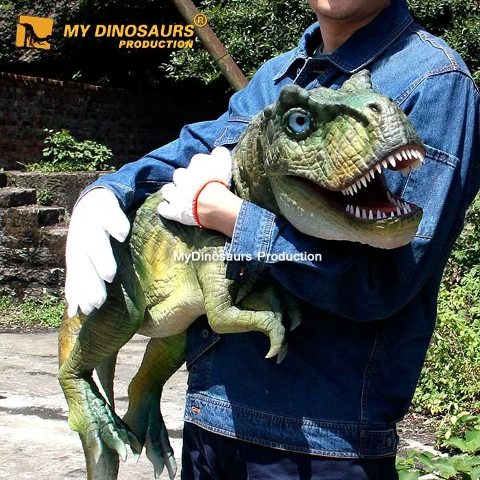 MY DINO Baby T.rex Hand Held Puppet with Fakes Arm - Durable & Fun