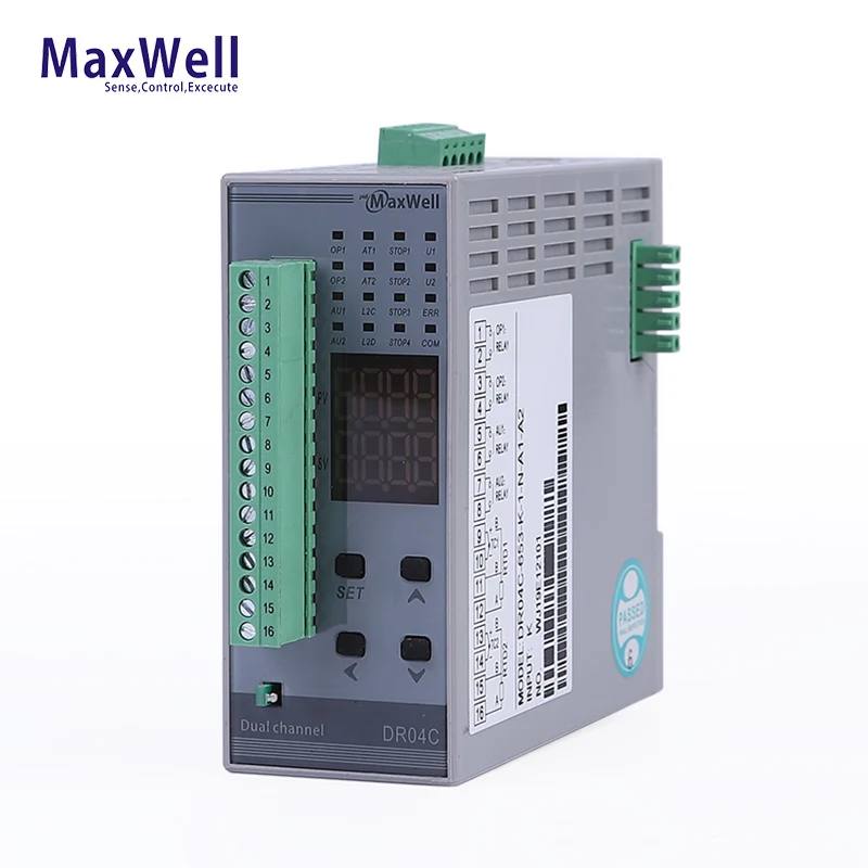 2 Channels 4outputs Pid Temperature Controller With RTU Modbus 24vdc ...