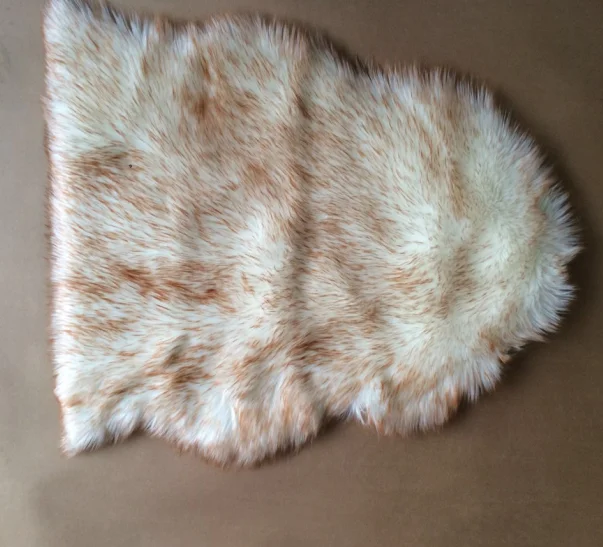 100 Acrylic Faux Fur Sheep Skin Rugs and Carpets Fake Fur Rugs Single ...